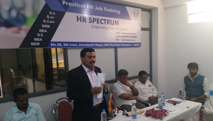 Best HR Training Courses Provider's in Bangalore, India | HR Spectrum
